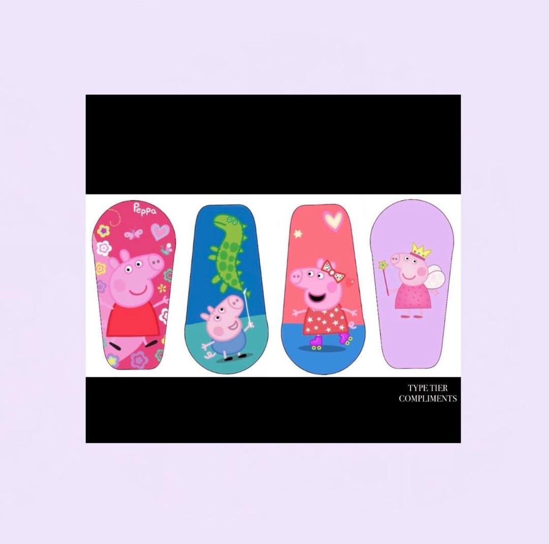 Dexcom G6 Stickers peppa 4-pack - Etsy