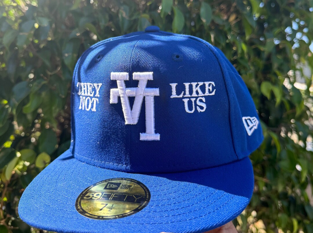 NEW ERA Fitted They Not Like Us Kendrick Lamar Upside Down LA Royal ...