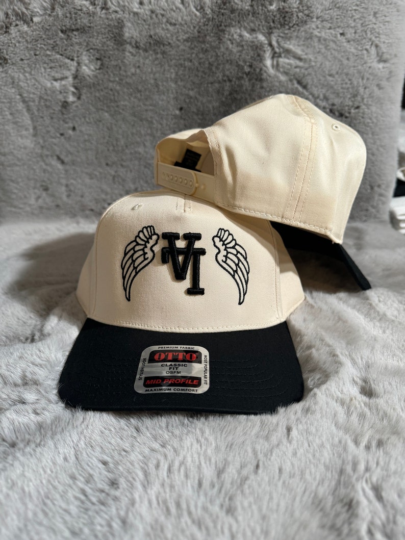 LA Upside Down Angel Wings Snapback | Streetwear 5 Panel Hat - Etsy