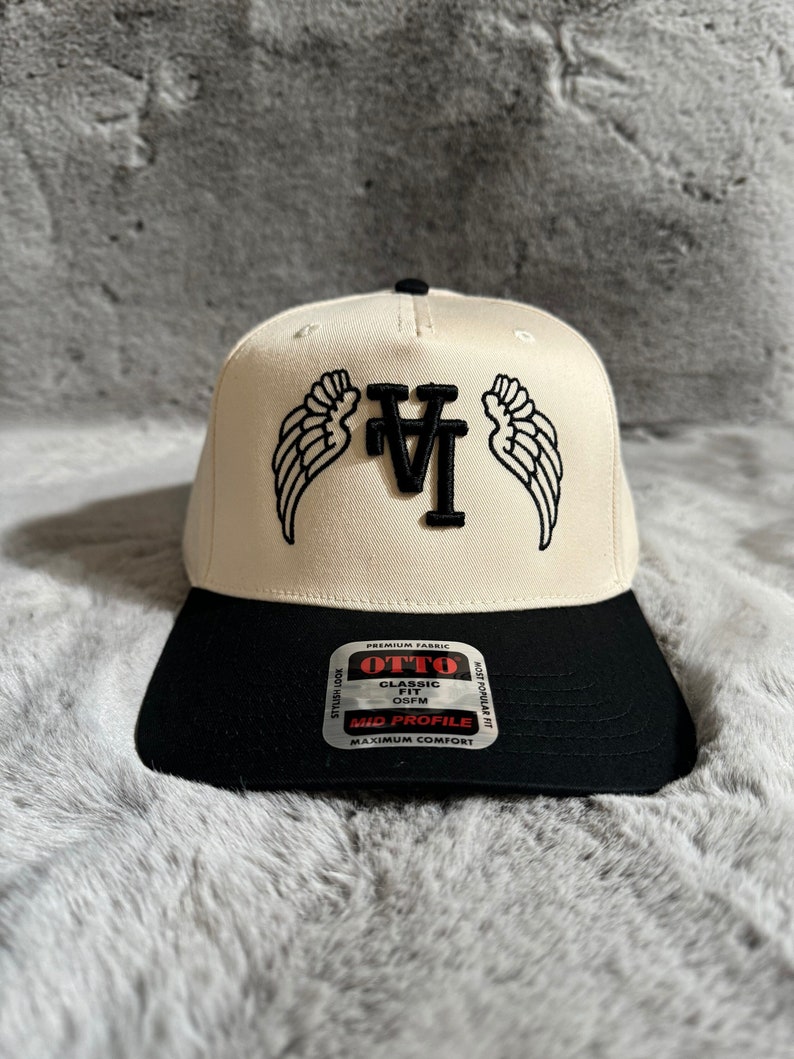 LA Upside Down Angel Wings Snapback | Streetwear 5 Panel Hat - Etsy