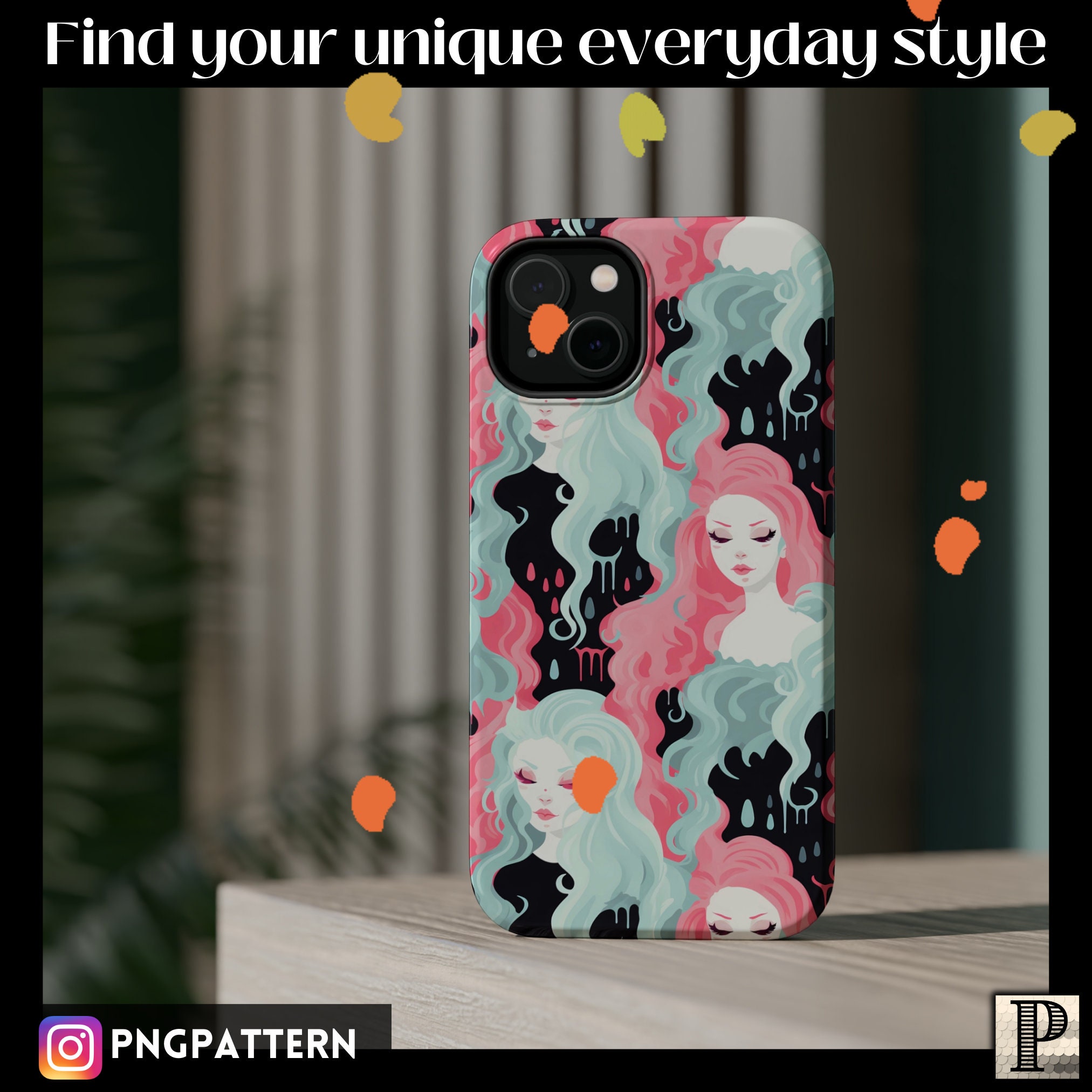 Halloween Pastel Vampire Paper Seamless Pattern Spooky Printable ...