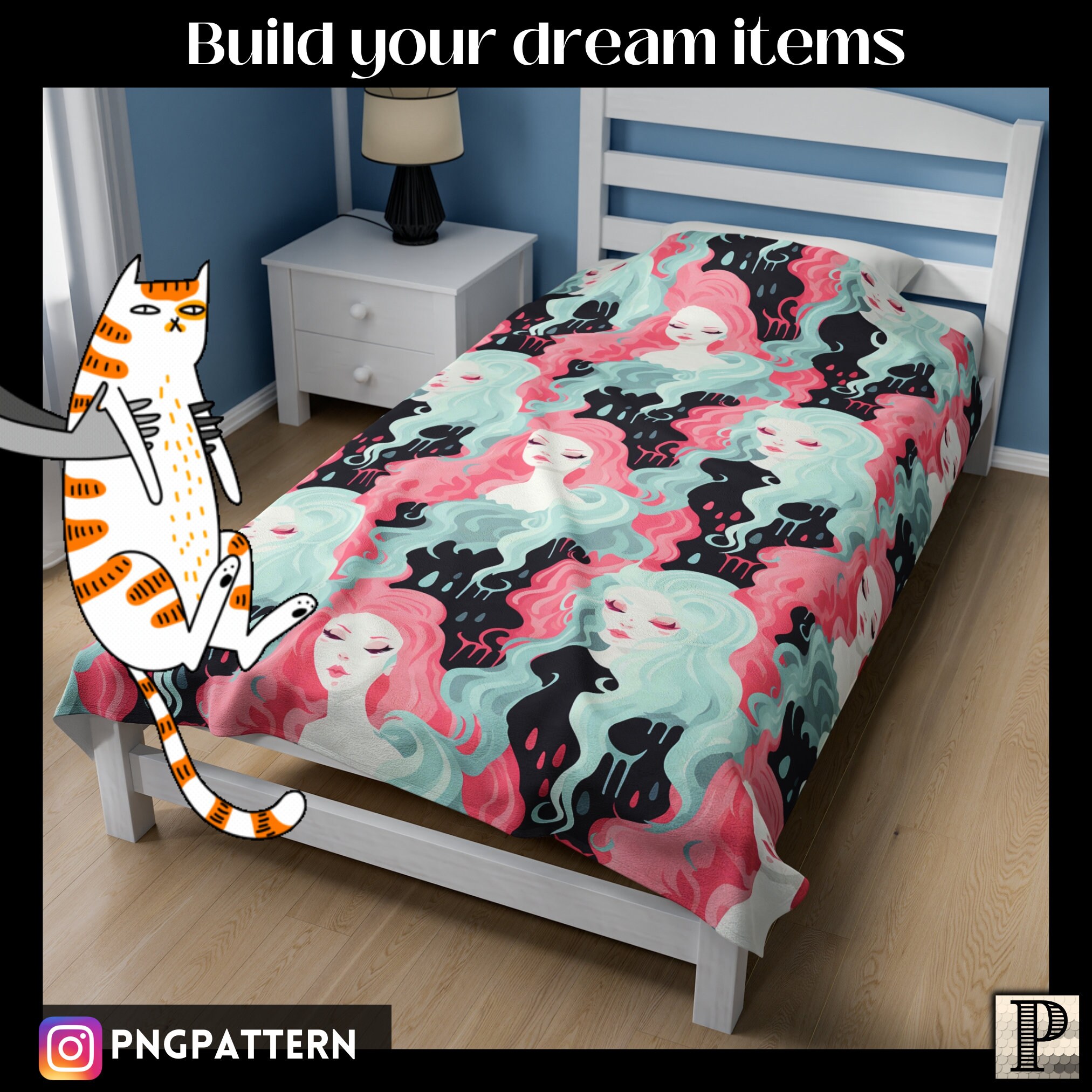 Halloween Pastel Vampire Paper Seamless Pattern Spooky Printable ...