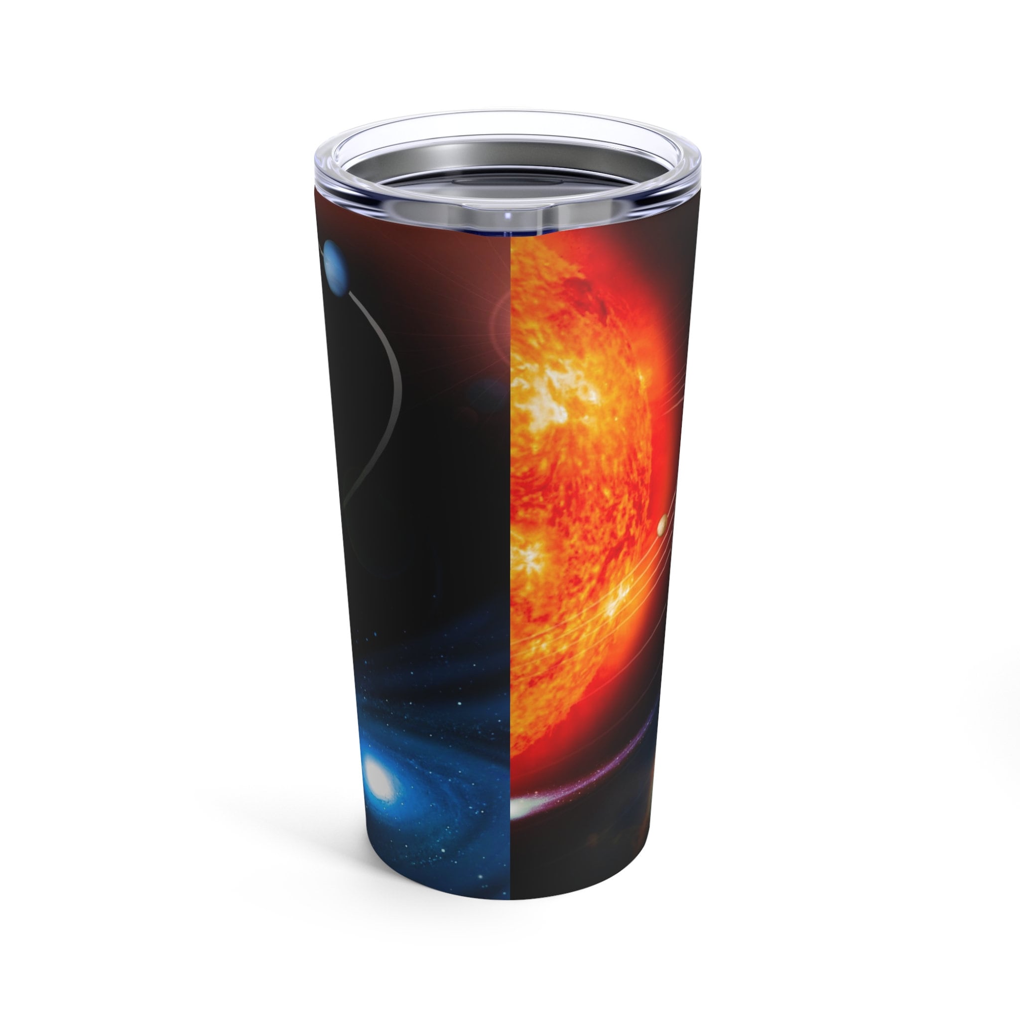 20oz Solar System Stainless Steel Tumbler: Galaxy Print Travel Mug ...
