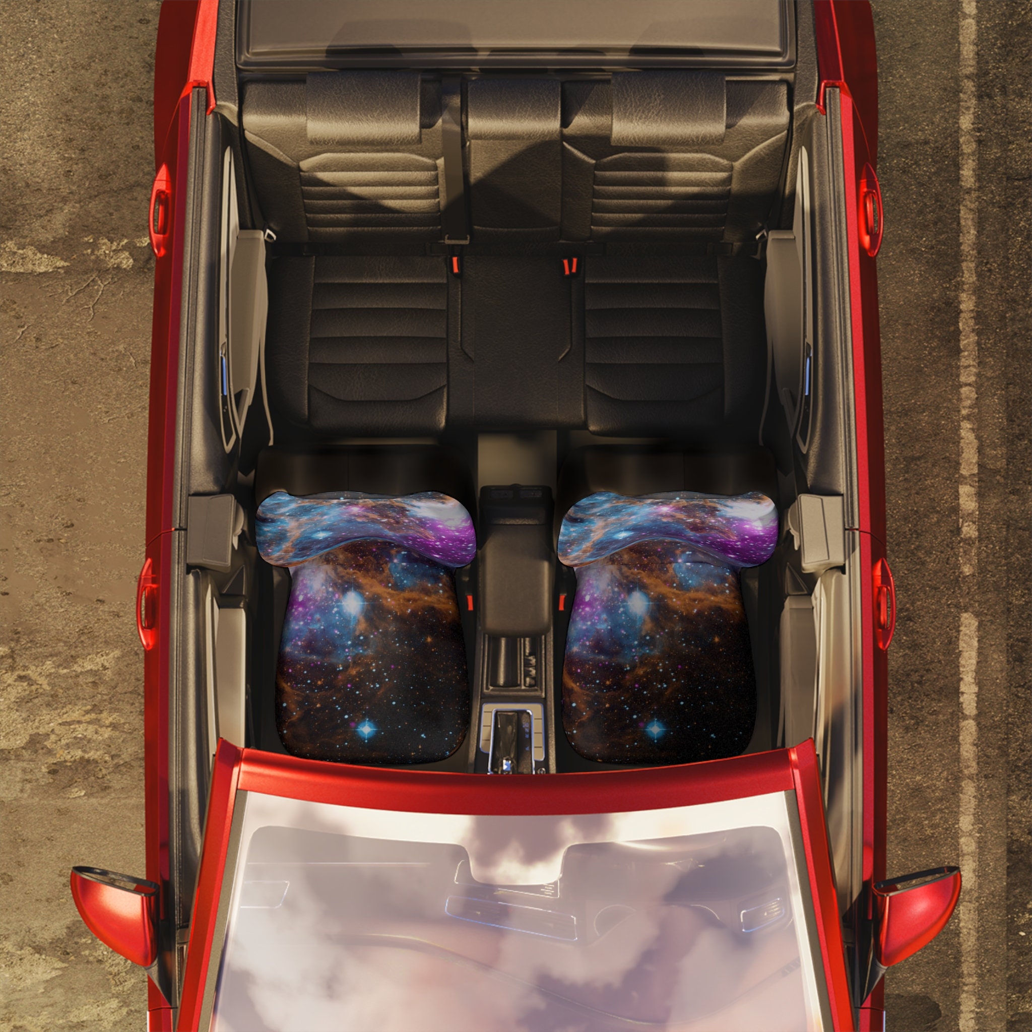 Galaxy Car Accessories: Space Art, Nebula, Starry Night Seats - Decals ...