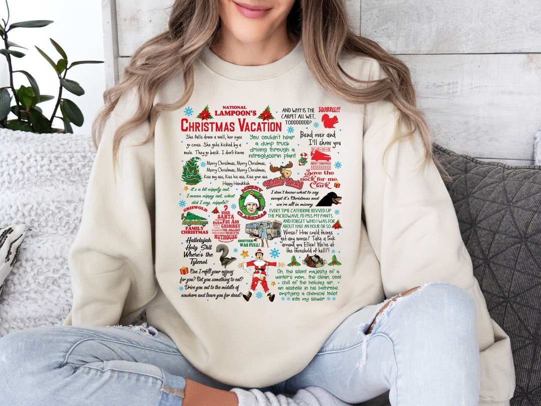 Christmas Vacation Rant Sweatshirt, National Lampoons Sweatshirt ...