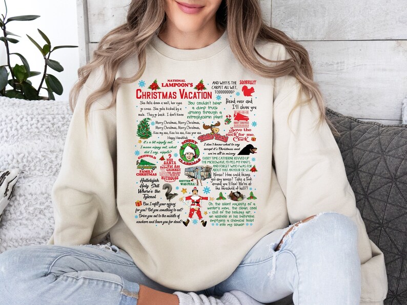 Christmas Vacation Rant Sweatshirt, National Lampoons Sweatshirt ...