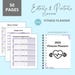 Fitness Planner | Editable & Printable Wellness and Workout Journal ...