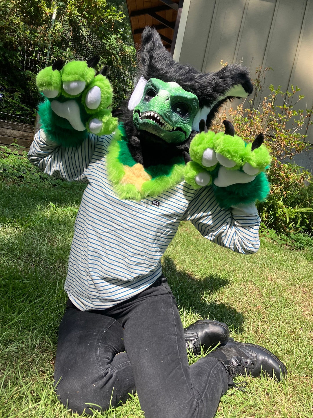 Starry Galaxy Dinomask Mini Partial Fursuit - Etsy Australia