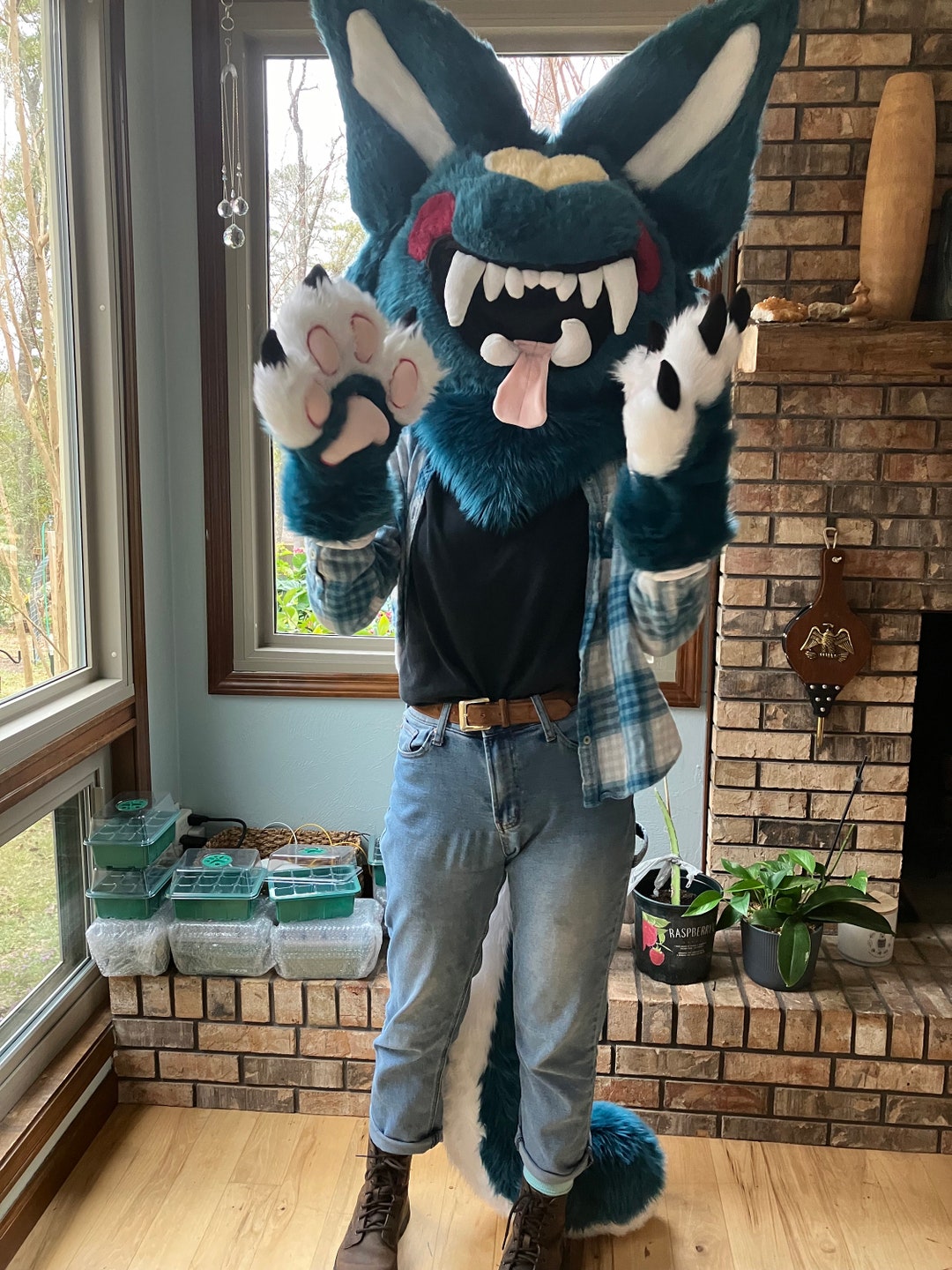 Premade Screech Fursuit Mini Partial - Etsy New Zealand