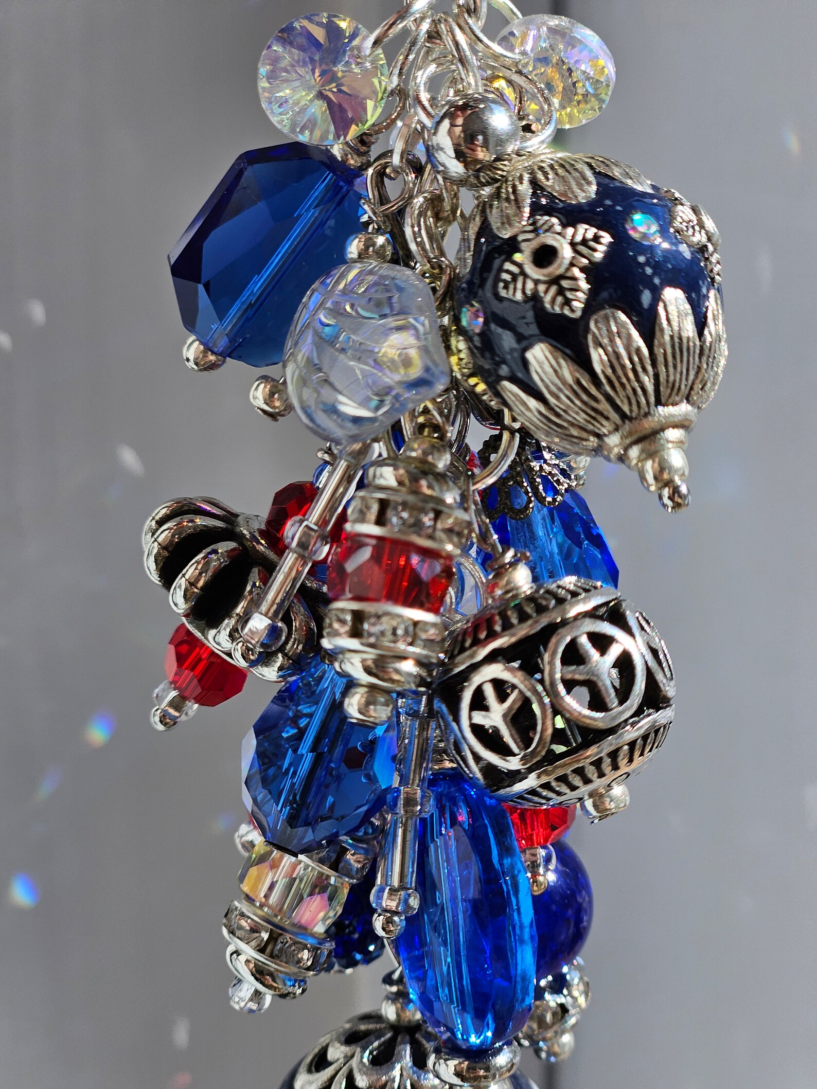 Blue Purse Charm With Clasp - Etsy
