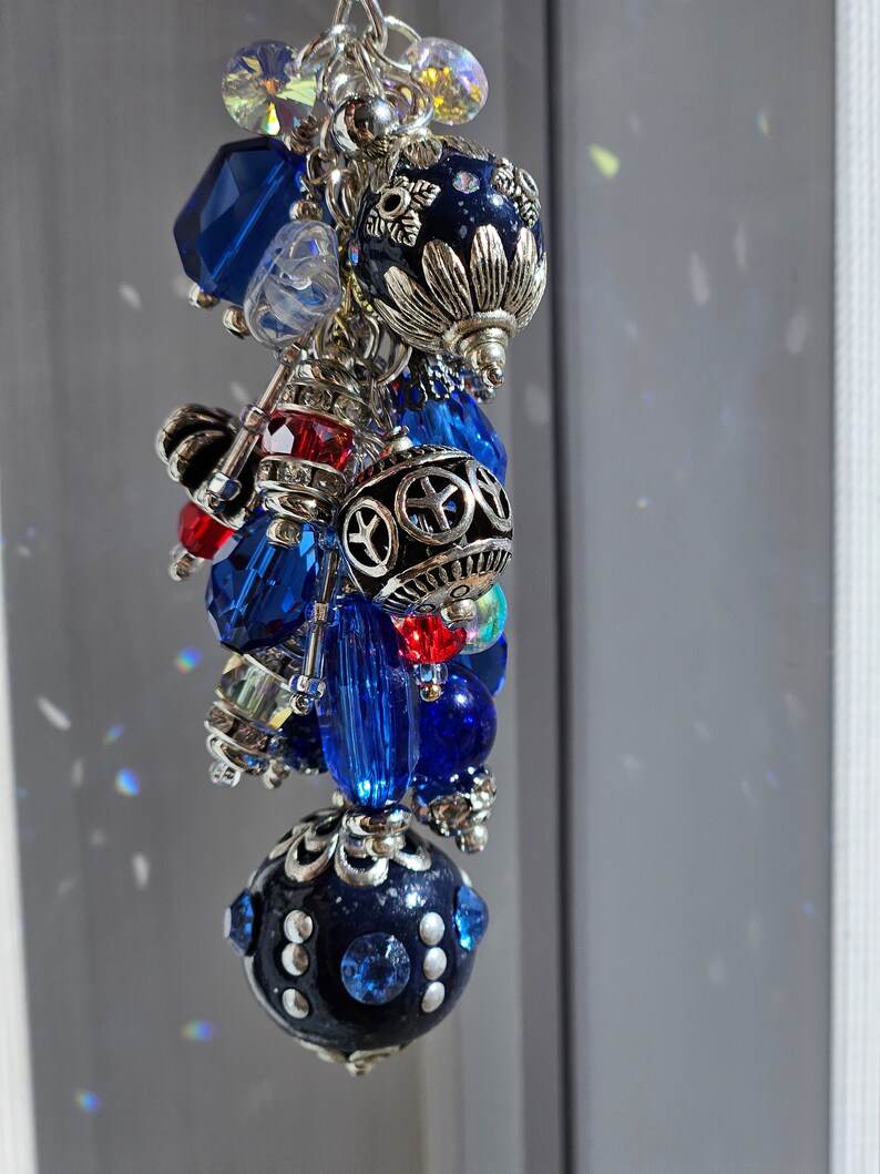 Blue Purse Charm With Clasp - Etsy