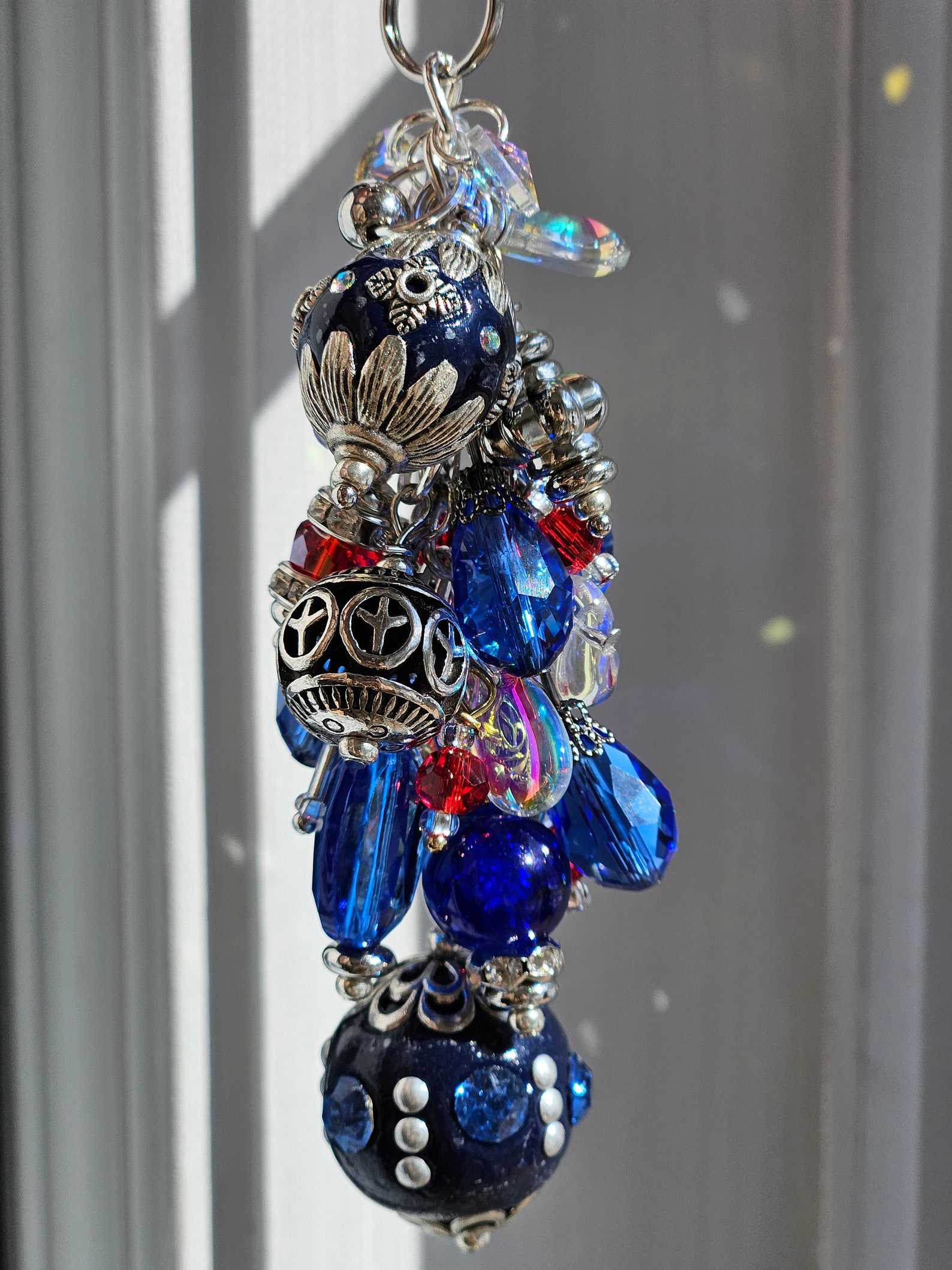 Blue Purse Charm With Clasp - Etsy