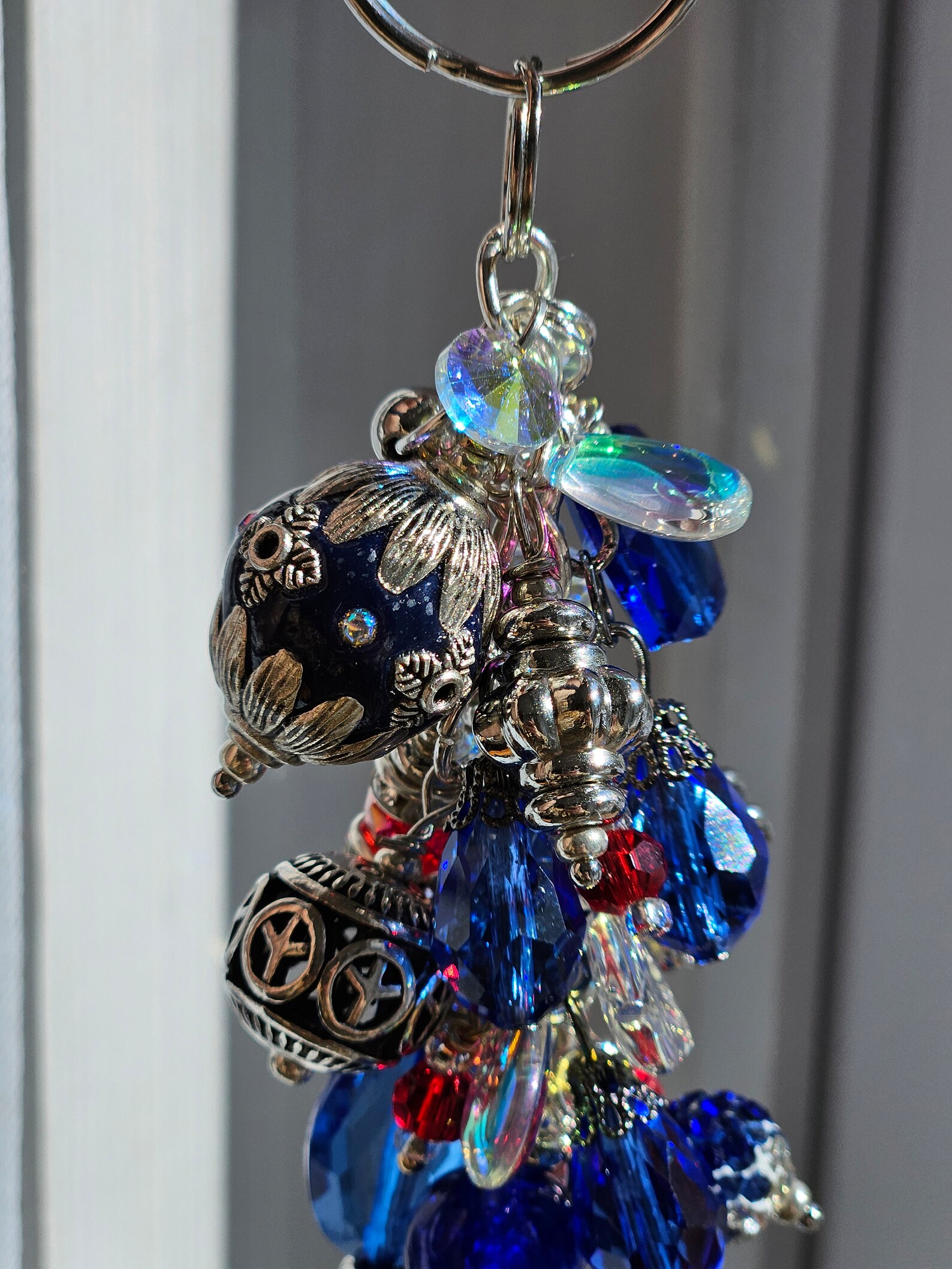 Blue Purse Charm With Clasp - Etsy