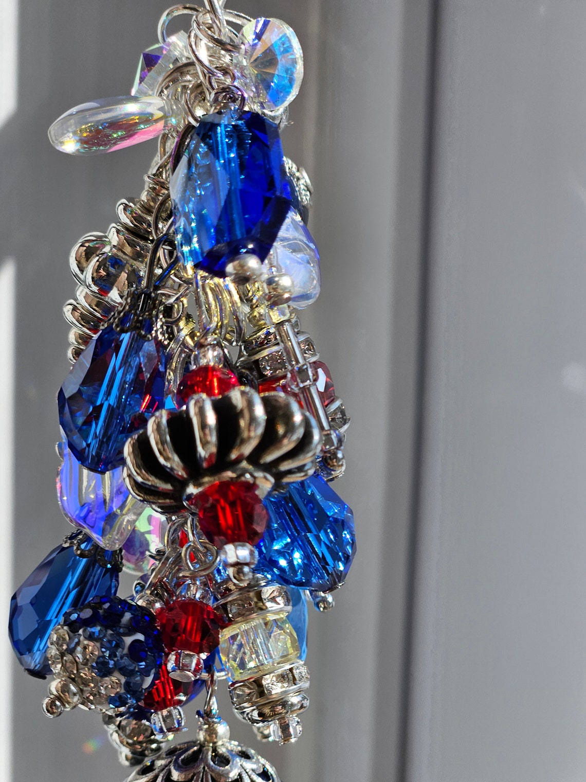 Blue Purse Charm With Clasp - Etsy