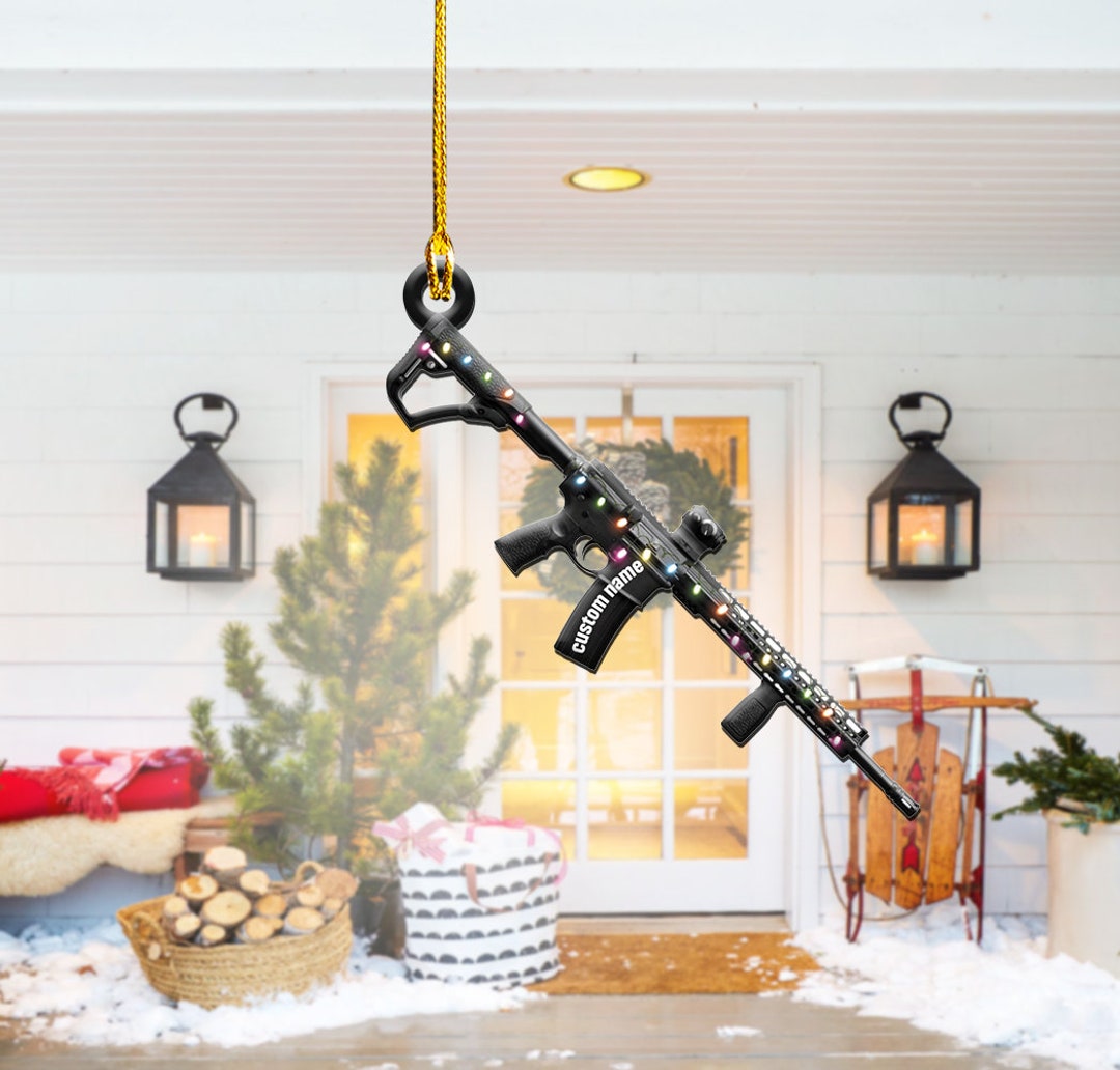 Gun Ornament Military Ornament Armory Gun Veteran Day Gift - Etsy