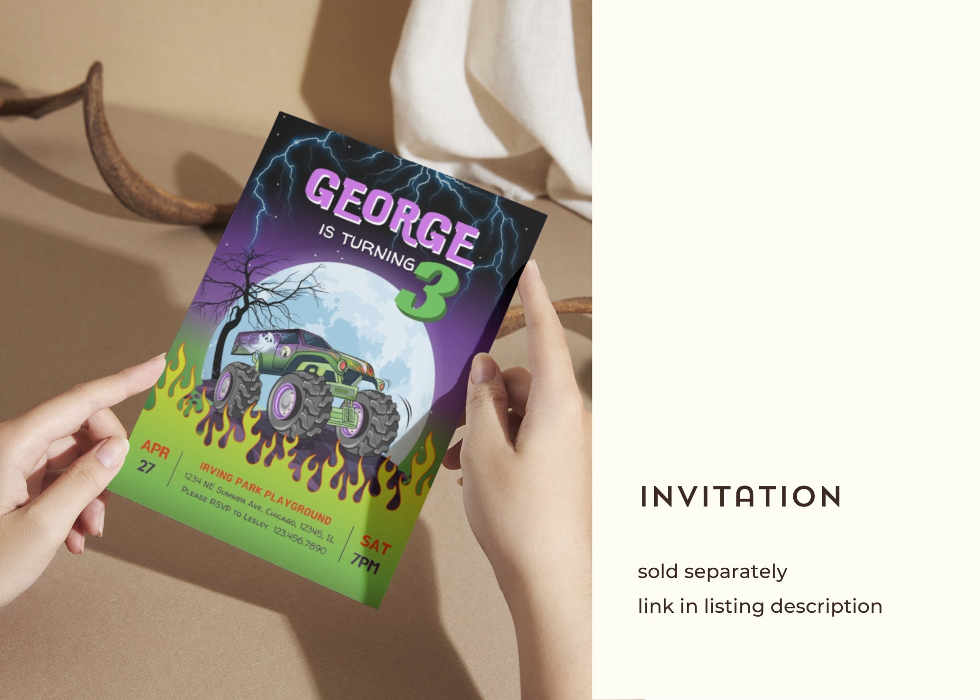 Centro de mesa IMPRIMIBLE Monster Trucks, Cumpleaños de niño, Recortes ...