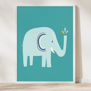 PRINTABLE Set of 8 Jungle Animals Posters, Modern Prints, Kids Room ...