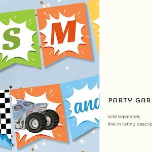 PRINTABLE Monster Trucks Centerpiece, Monster Jam Cutout, PNG File, DIY ...