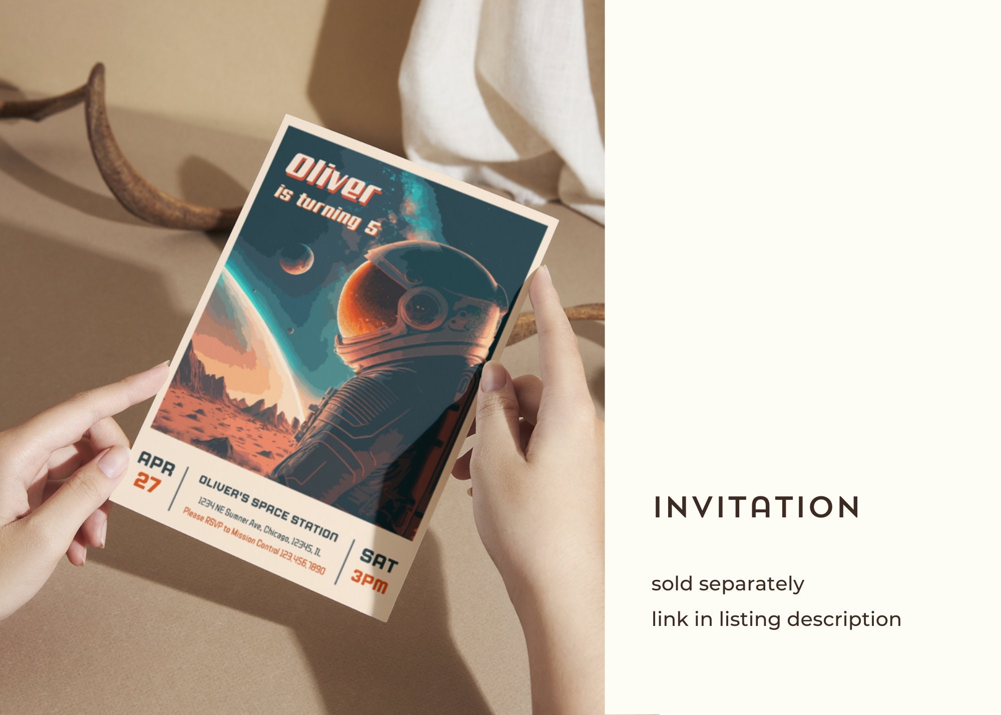 EDITABLE Spaceship Thank You Swing Tag Template, Boy Birthday, Rocket ...