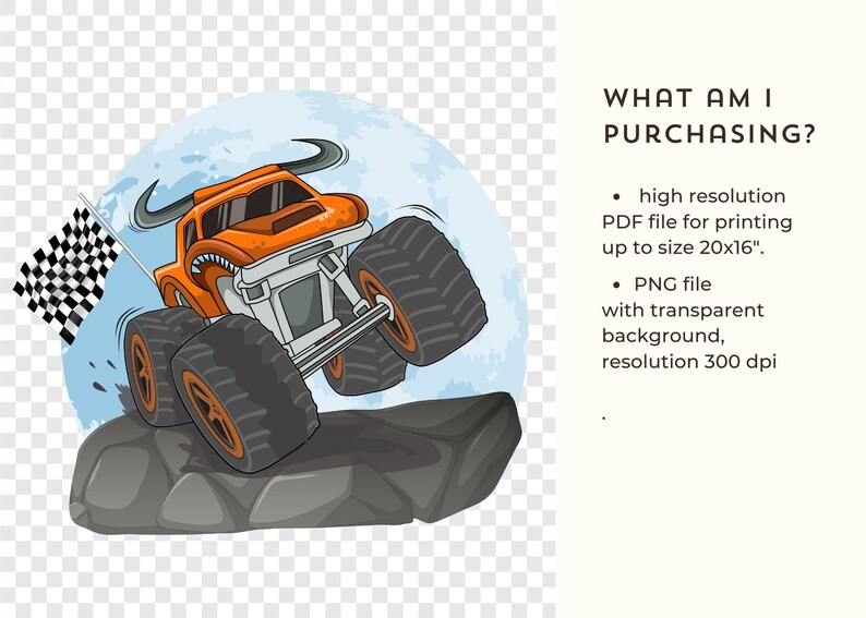PRINTABLE Bull Monster Truck PNG, El Toro Loco, Monster Jam ...