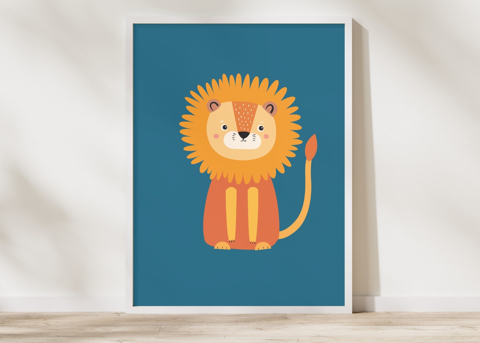 PRINTABLE Set of 8 Jungle Animals Posters, Modern Prints, Kids Room ...