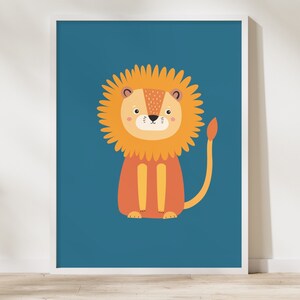PRINTABLE Set of 8 Jungle Animals Posters, Modern Prints, Kids Room ...