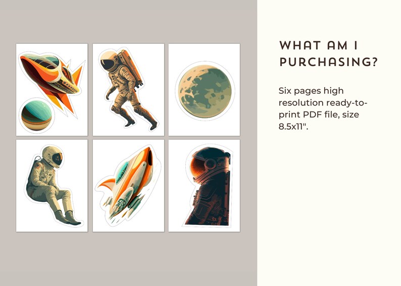 PRINTABLE Space Birthday Party Centerpieces, Galaxy, Astronaut Outer ...