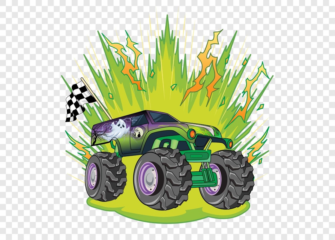 PRINTABLE Monster Trucks Centerpiece, Monster Jam Cutout, PNG File, DIY ...