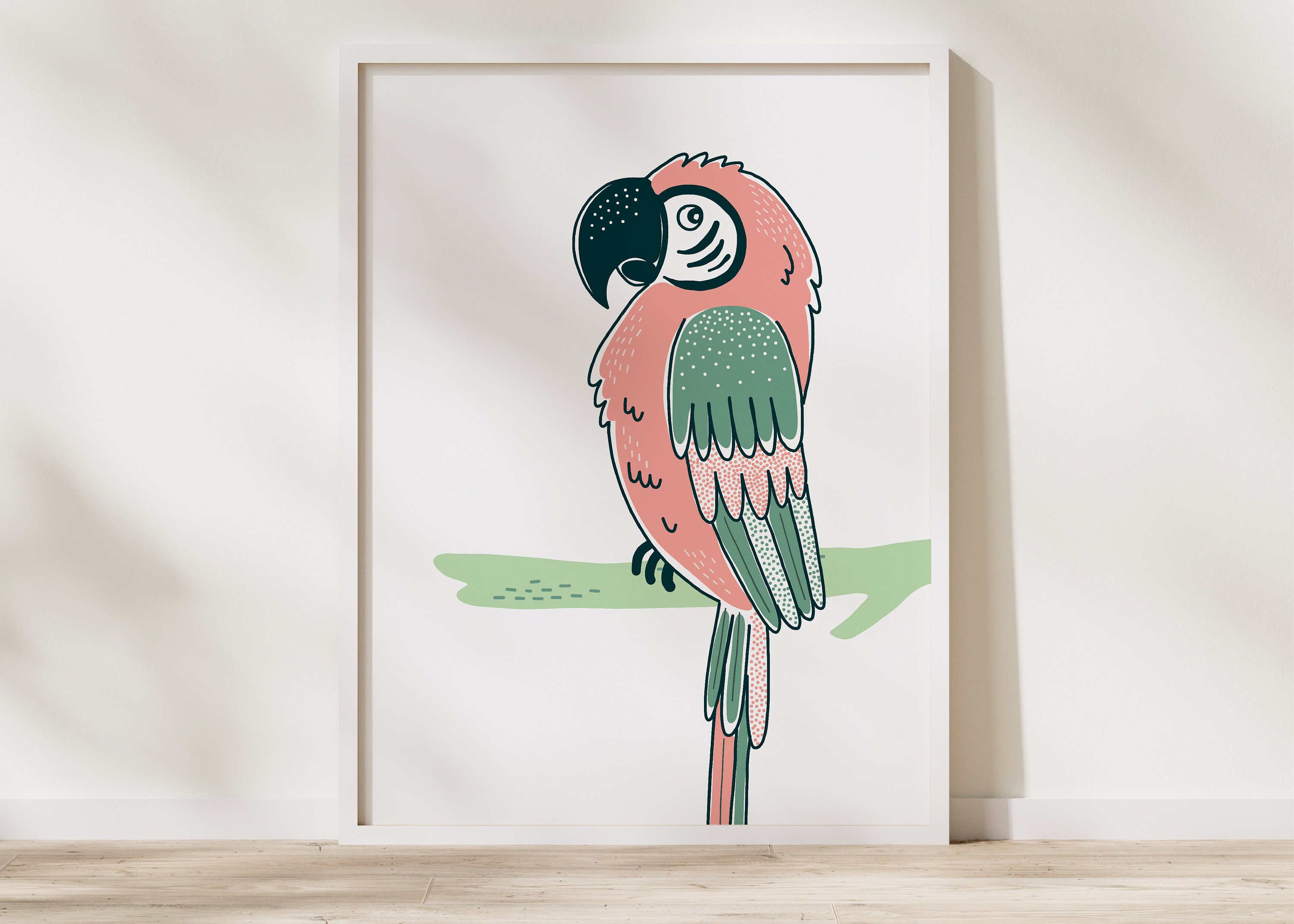 PRINTABLE Set of 18 Jungle Animals Posters, Nursery Prints, Safari ...