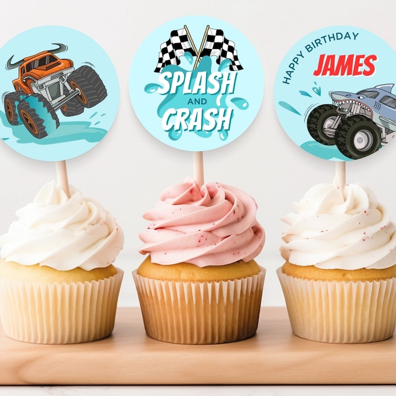 Truck Cupcake Topper - Etsy