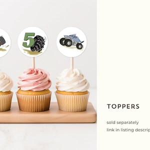 PRINTABLE Monster Trucks PNG File, Monster Jam, DIY Party Decor, Cricut ...