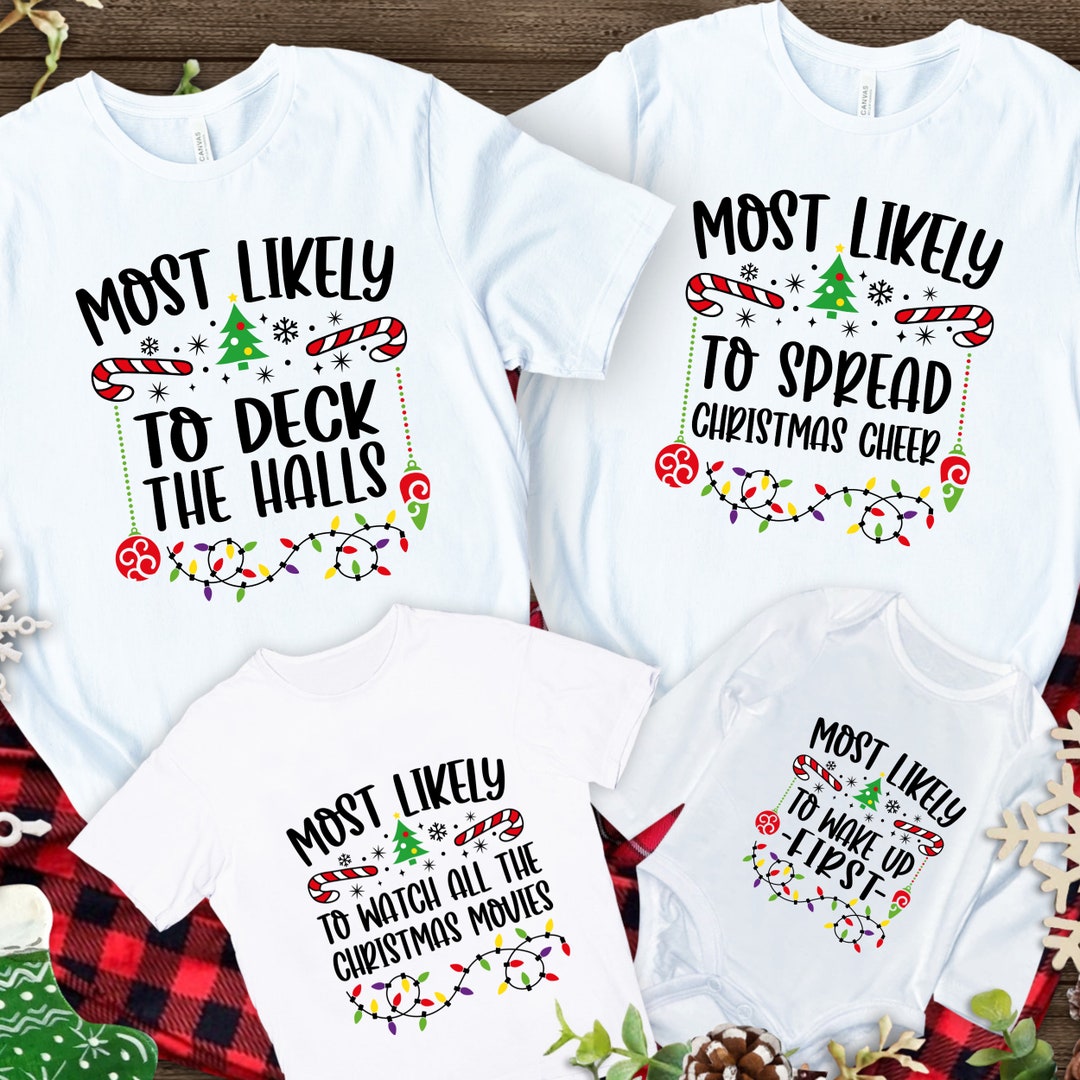 FUNNY CHRISTMAS SHIRTS Matching Family Christmas Shirts, Funny ...