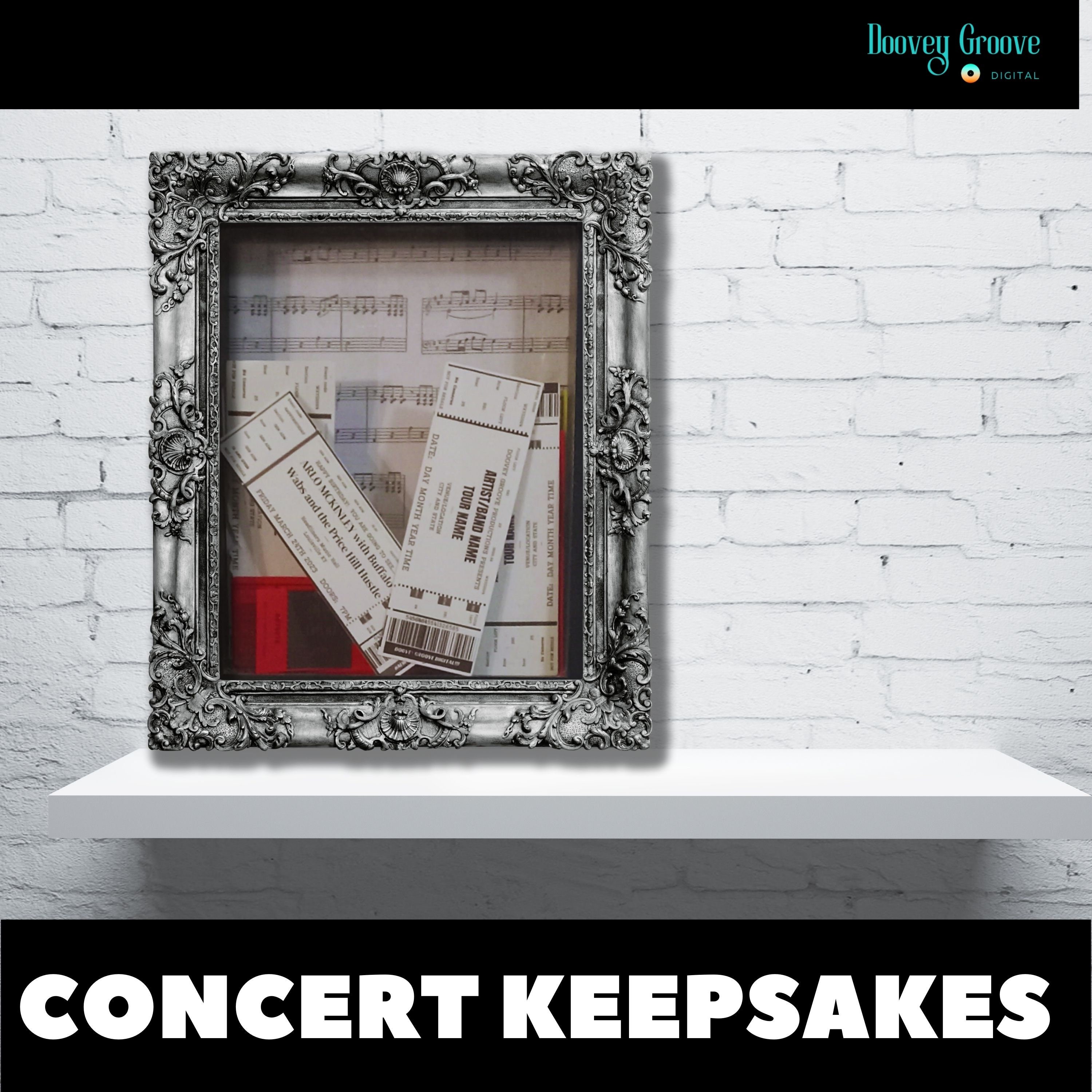 Editable Concert Ticket, Canva Template, DIY Printable Concert Ticket ...