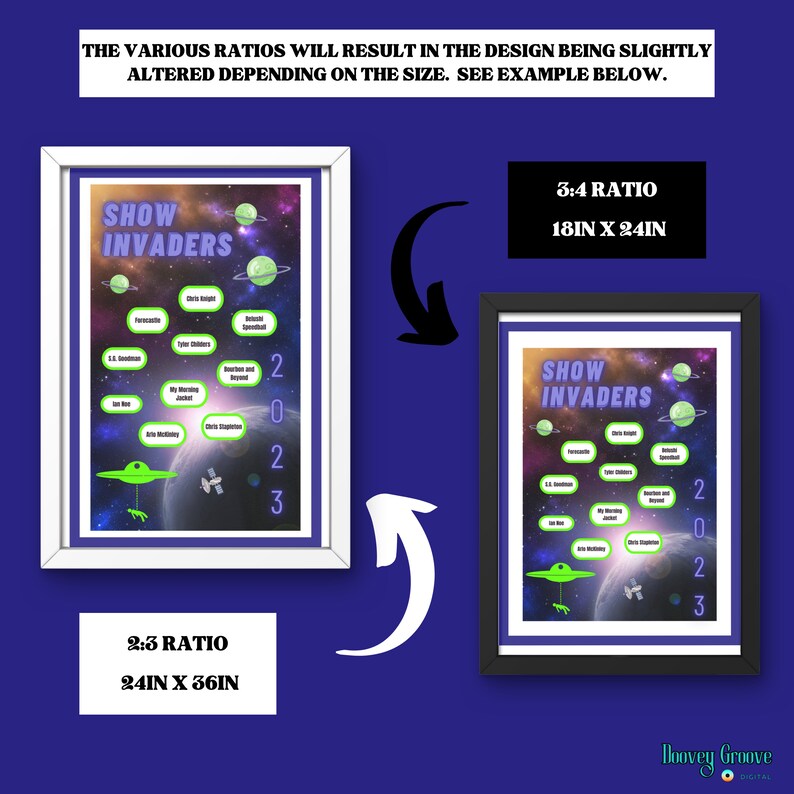 Custom Concert Poster, Music Fan Art, Music Wall Art, Concert Memories ...