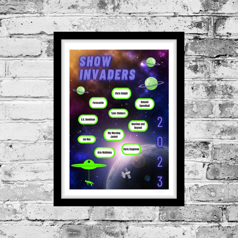 Custom Concert Poster, Music Fan Art, Music Wall Art, Concert Memories ...