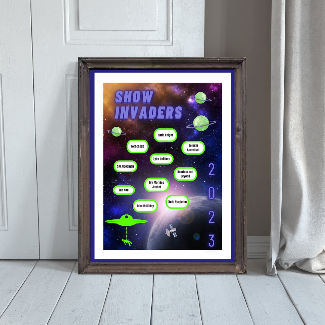 Custom Concert Poster, Music Fan Art, Music Wall Art, Concert Memories ...