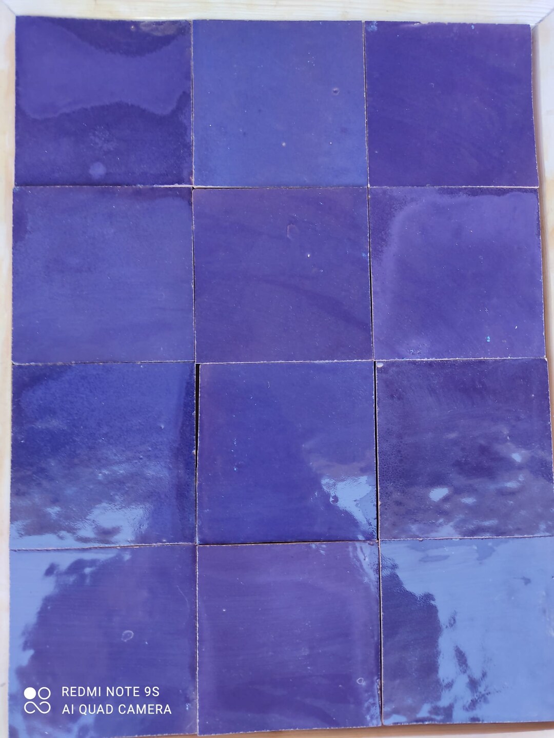 Purple Wall Zellige 10x10 Handmade Designer Decoration - Etsy