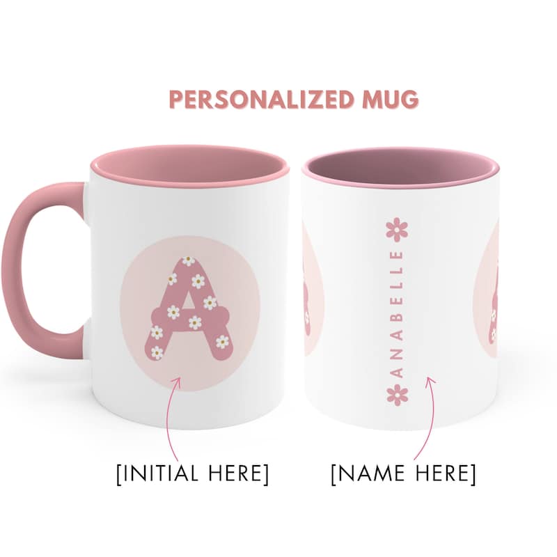 Initial Mugs - Etsy