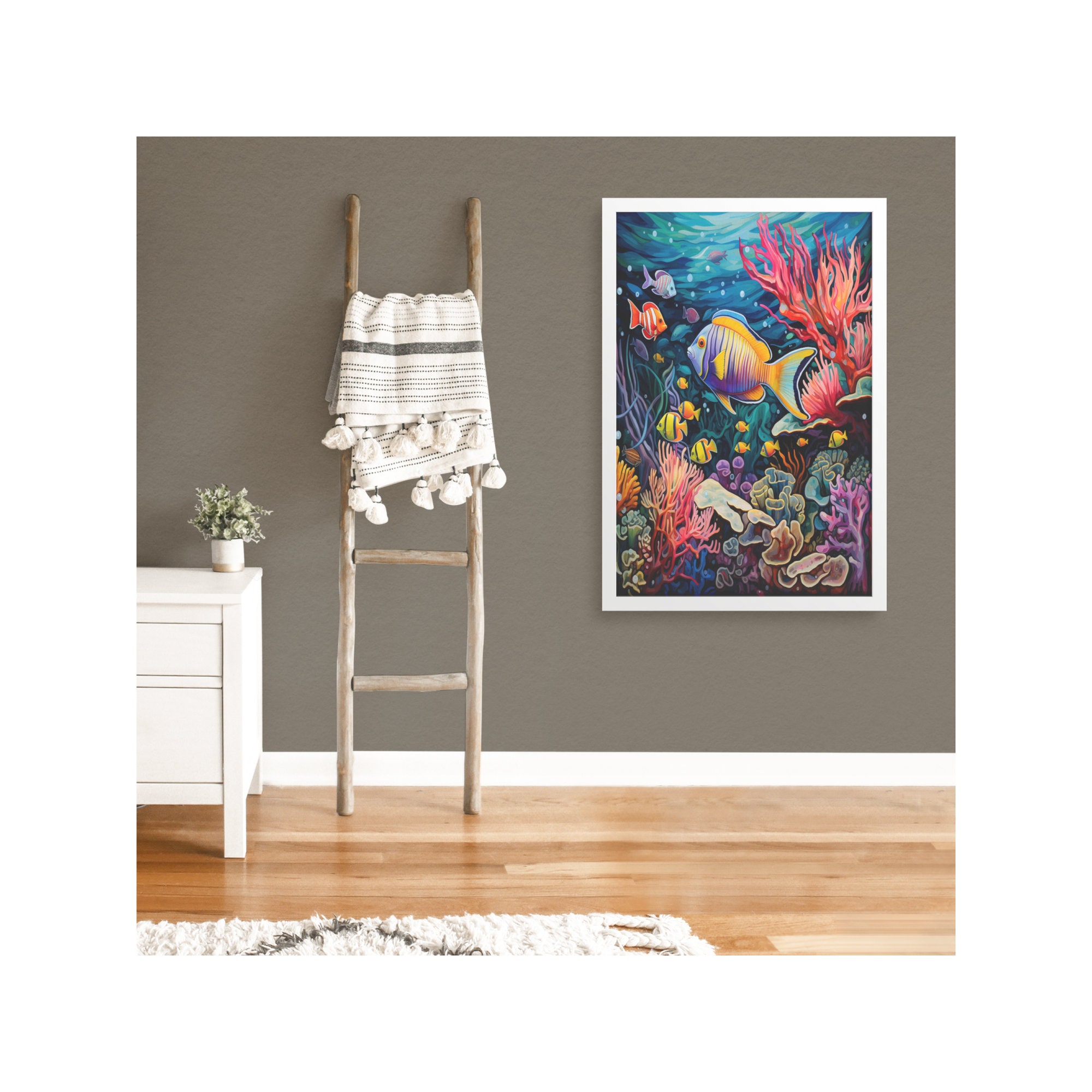 Saltwater Fish Wall Art Framed Wall Art Beach House Wall Art - Etsy