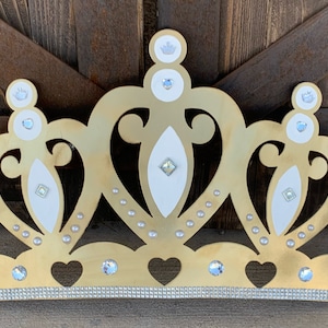 Crown Canopy Wall Decor, Crown Nursery Gold Princess Wall Decor - Etsy