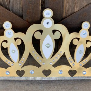 Crown Canopy Wall Decor, Crown Nursery Gold Princess Wall Decor - Etsy