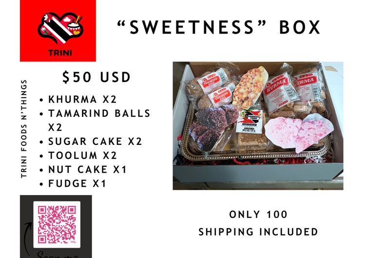 Ultimate Trini Snack Boxes Sweetness Box, De Chinee Box, Big Red Box ...