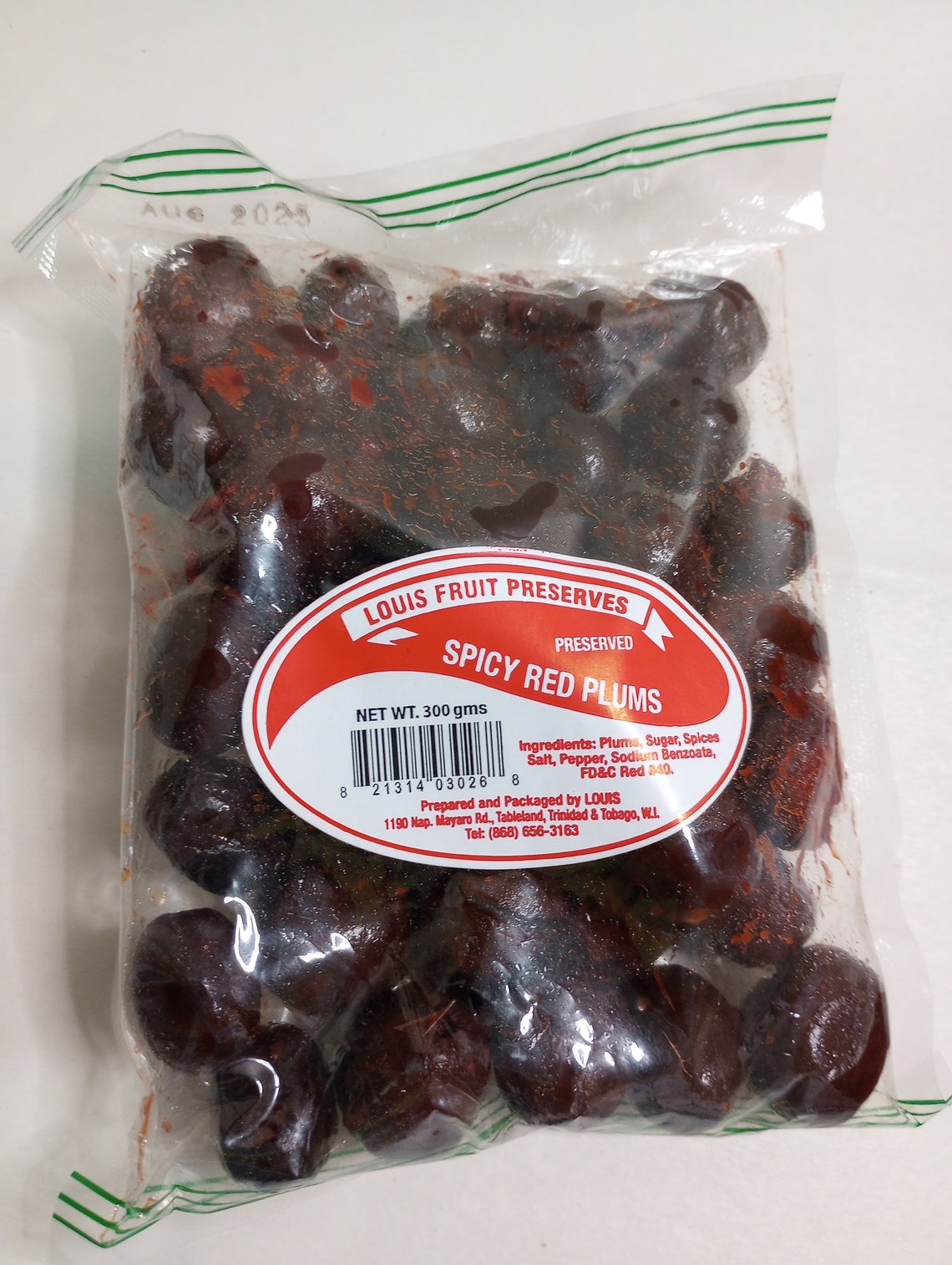 Spicy Red Plums Louis Tasty Preserves Trinidad Red Plums Trini Must ...