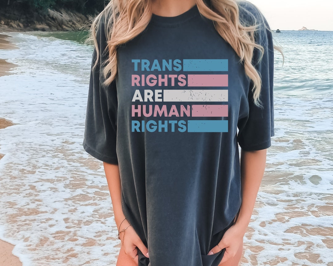 Comfort Colors® Trans Rights Are Human Rights Shirt, Protect Trans Kids ...