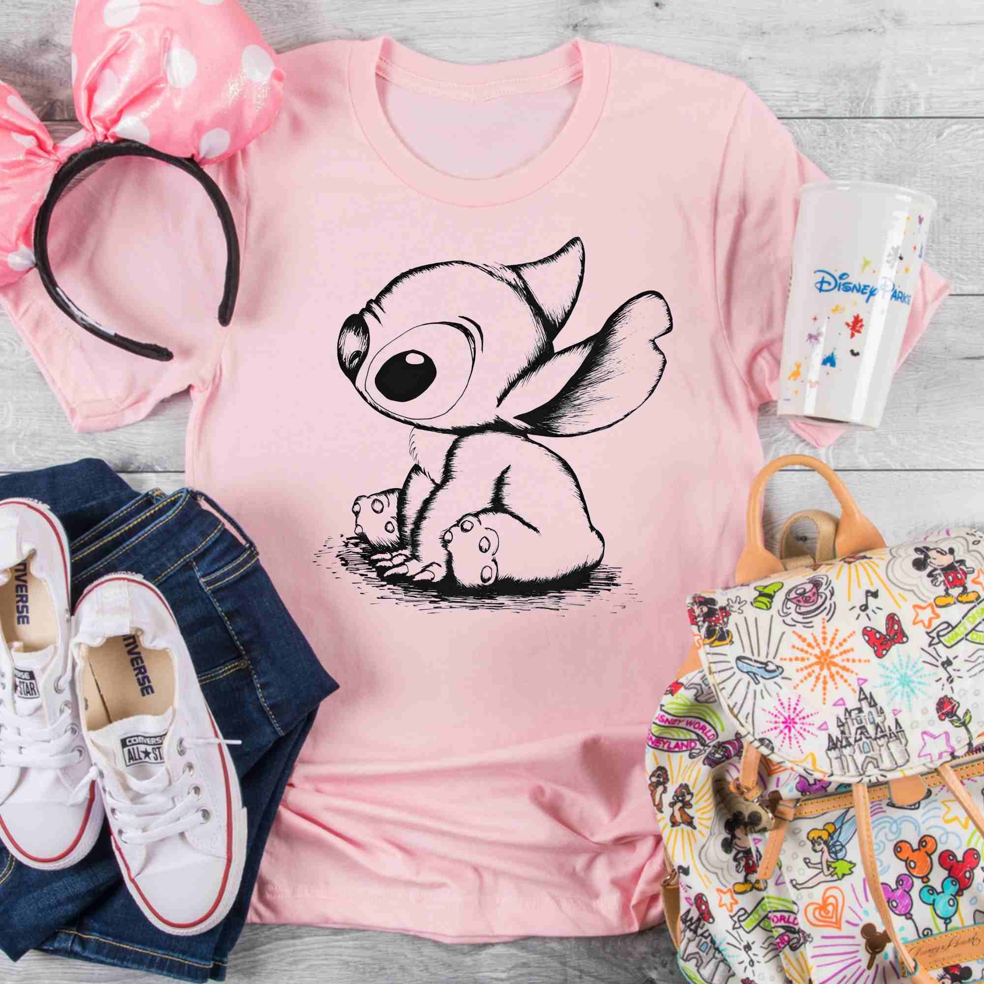 Disney Stitch Sketch Portrait Shirt Cute Lilo And Stitch Shirt Disney disney-stitch-sketch-portrait-shirt-cute-lilo-and-stitch-shirt-disney