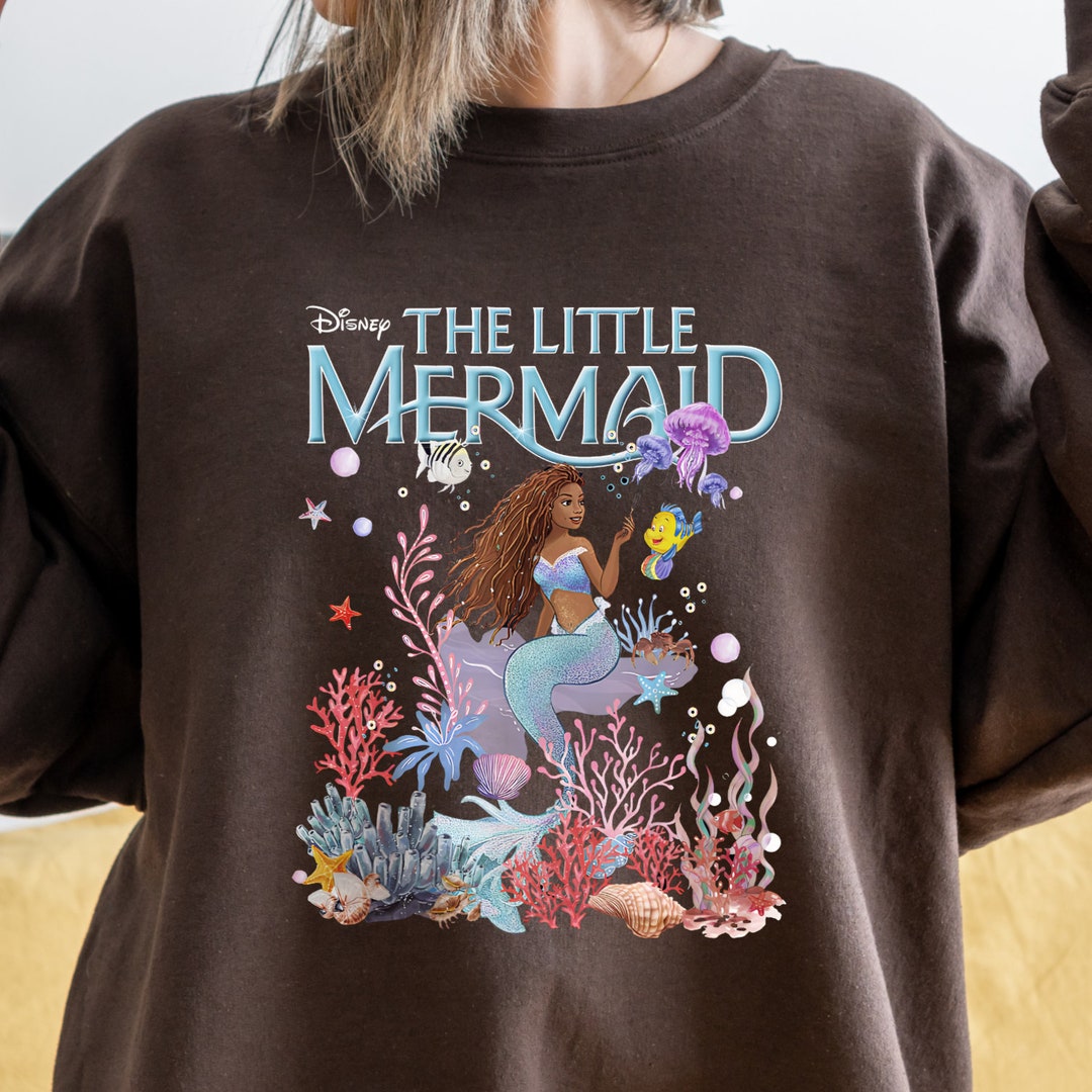 The Little Mermaid Sweatshirt, the Little Mermaid Black Sweatshirt ...
