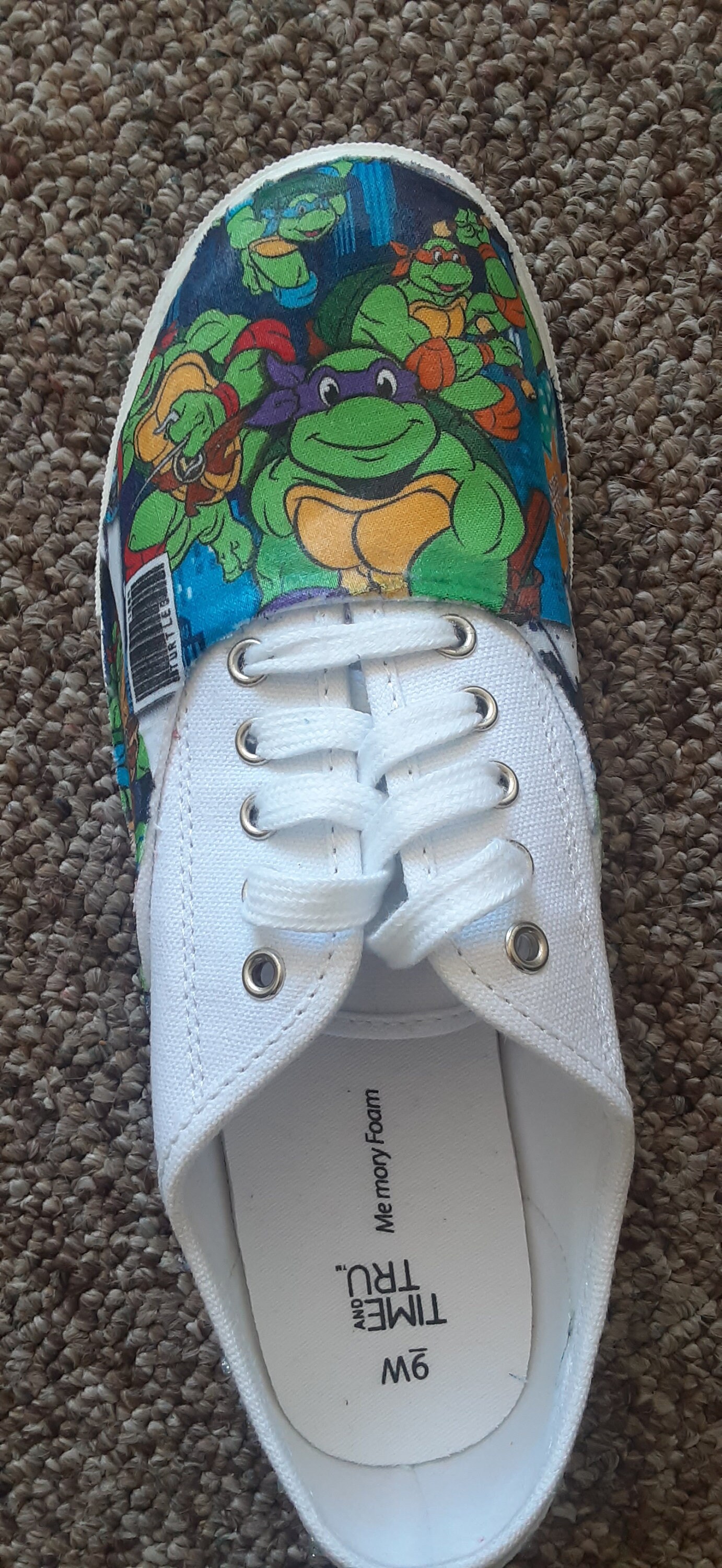 Ninja Turtles Shoes Custom Made. Adult Women's Shoes/tmnt - Etsy