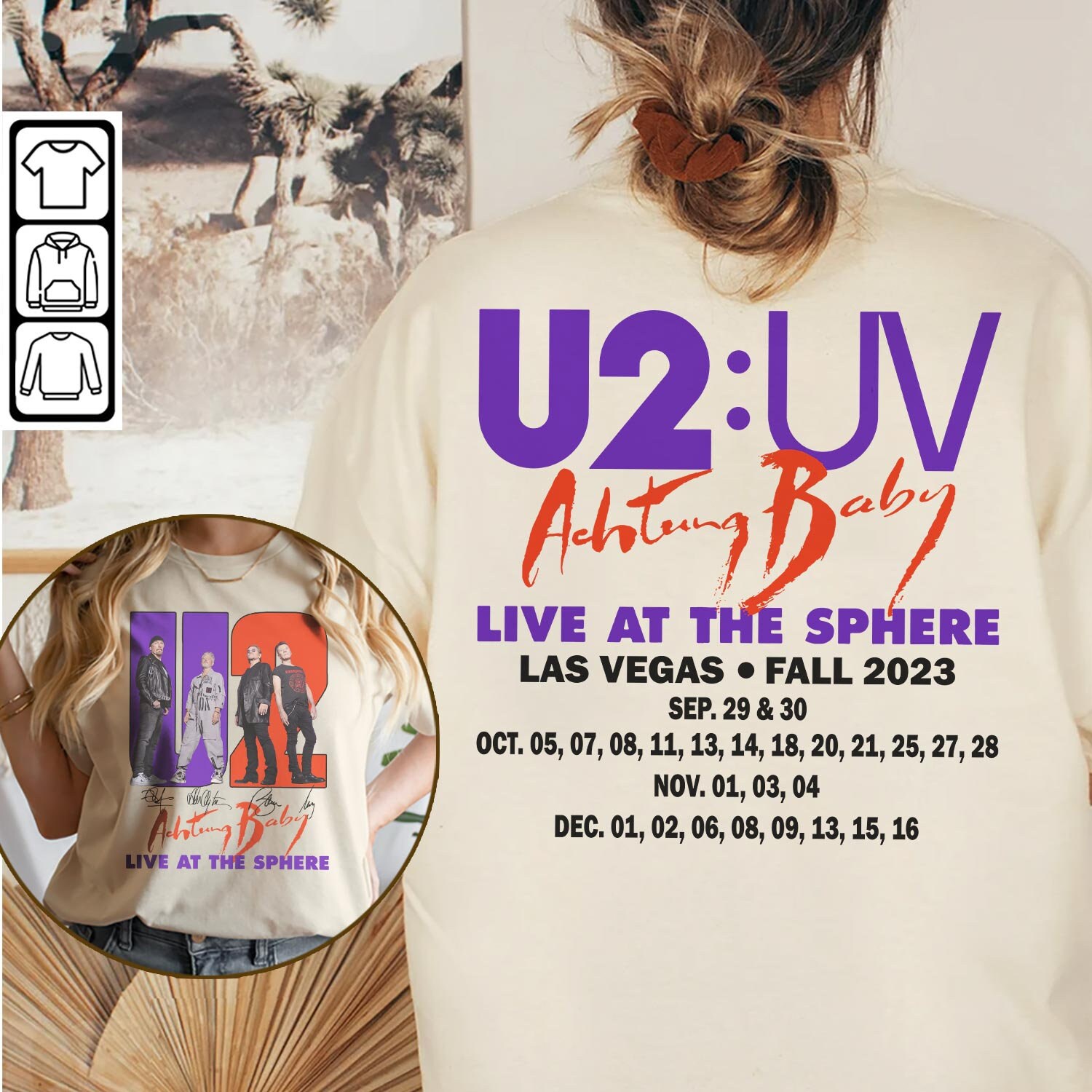 U2 Band Music Shirt, U2 Band Ultraviolet Sphere Tour 2023 Merch Tee ...
