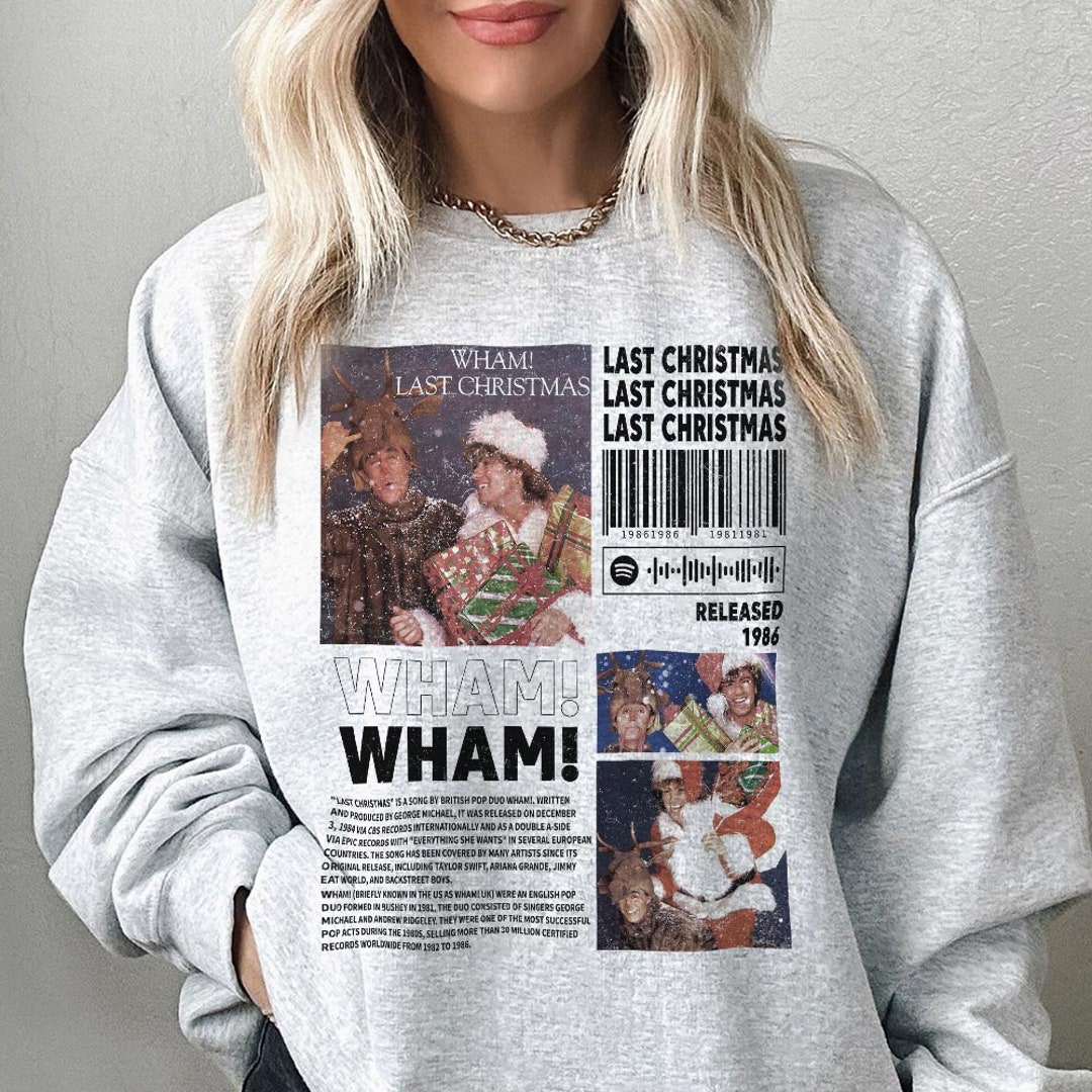 Wham Music Merch Shirt Wham Last Christmas Song Christmas - Etsy