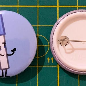 BFDI 32 Mm (1.25 Inch) Custom OSC Button Pins - Etsy